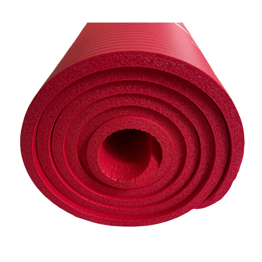 Red Pilates Mat & Bag - 180 x 60 x 10mm – Physiosupplies