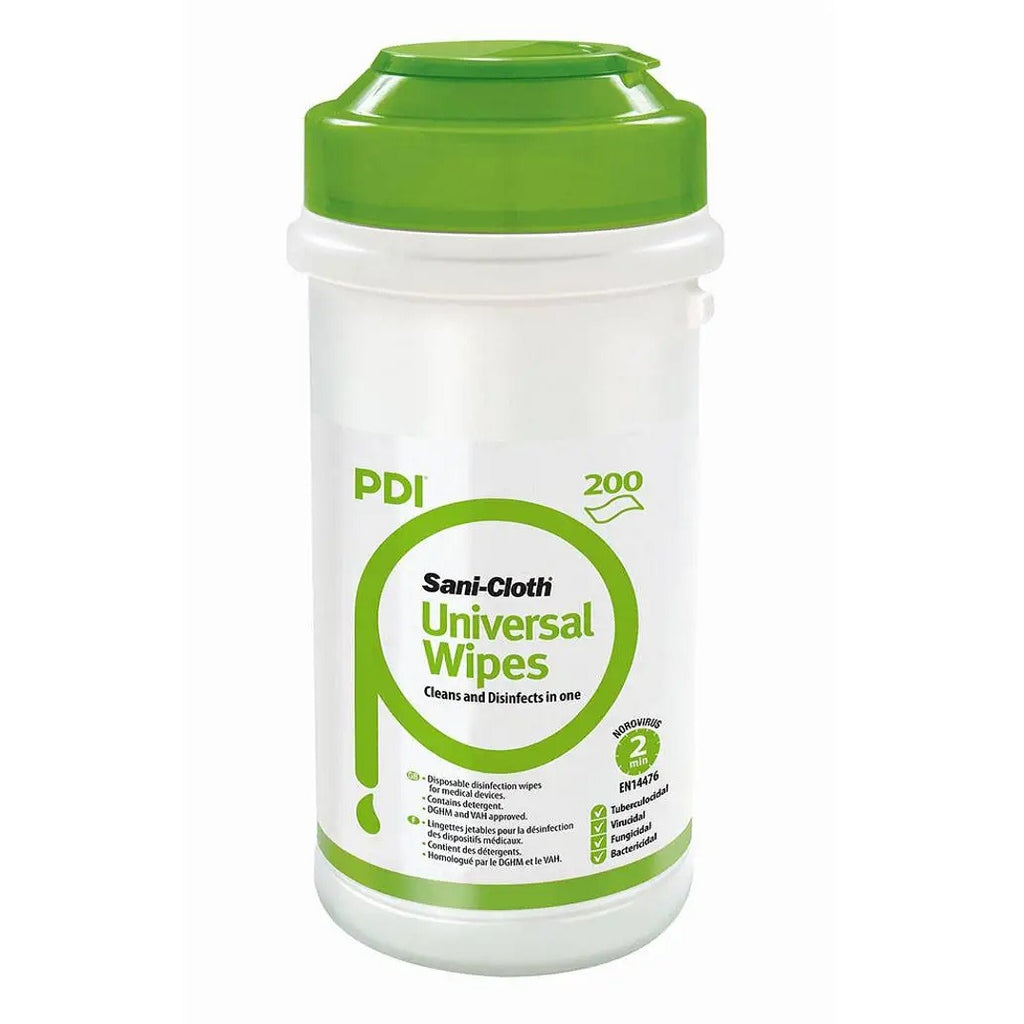 PDI Sani-Cloth® Canister | Alcohol-Free Disinfecting - 200 Wipes ...